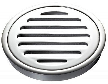 ROUND FLOOR WASTE Chrome / 100mm – KELSO DOORS