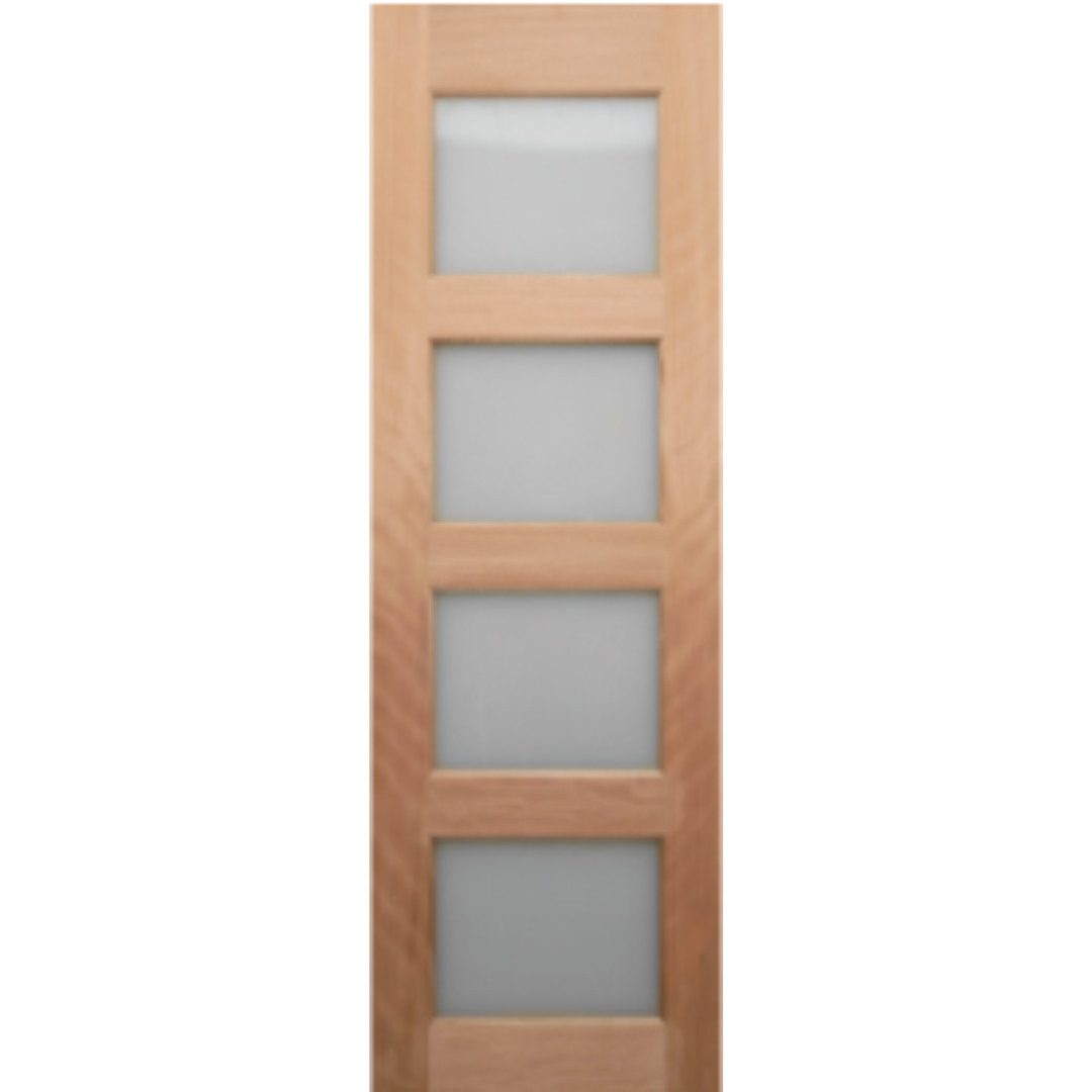 LONDON - Timber Internal Door 2340 x 1200 x 35mm / Clear – Kelso Doors AU