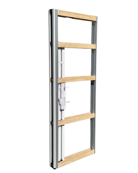 Heavy Duty Aluminium Cavity Slider Frame with Soft Close - D4 Doors ...